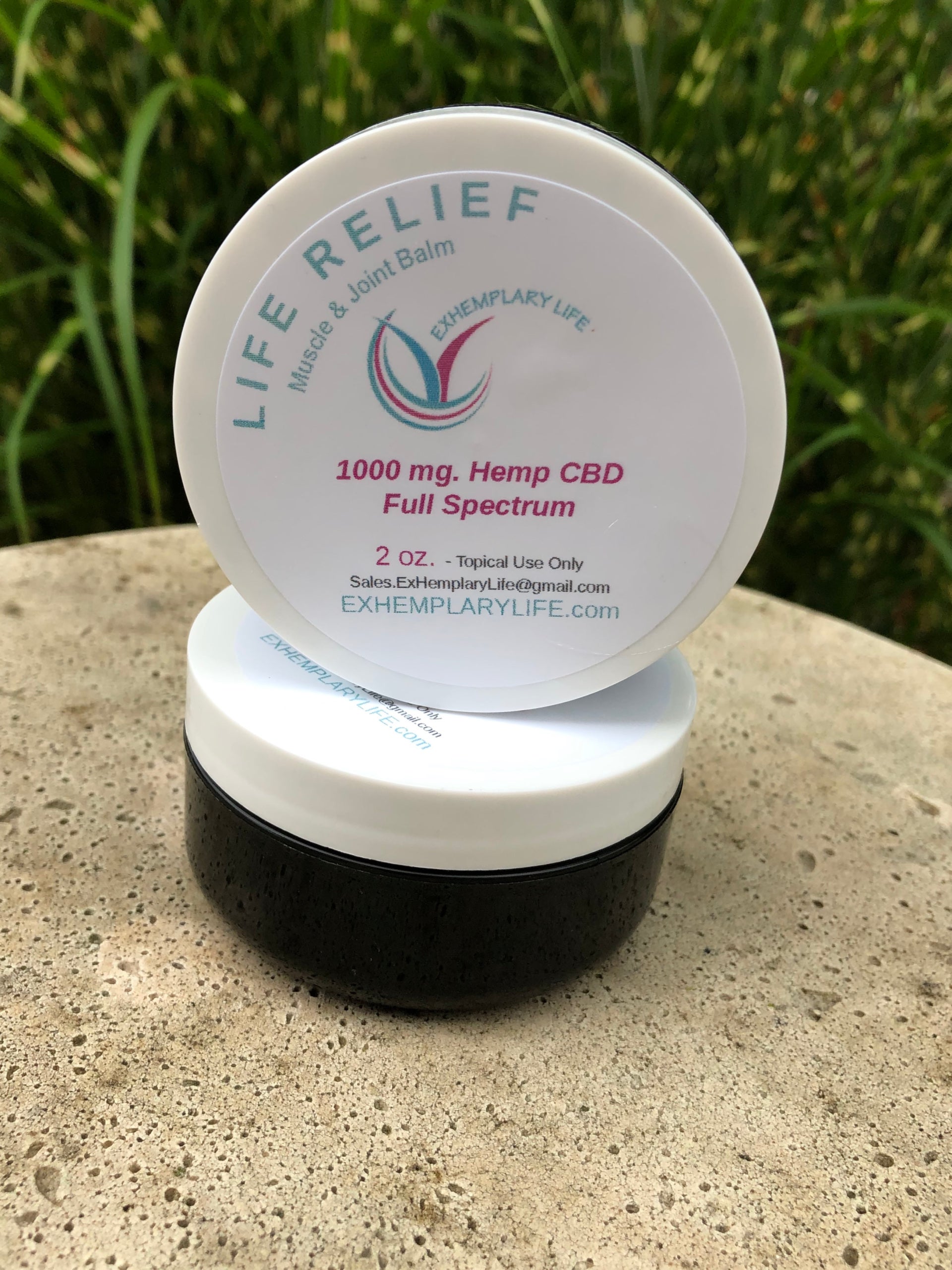 Hemp Life Relief Balm 1000mg | Exhemplary Life